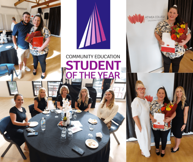 Atwea student takes out the CCA Student of the Year! - Atwea