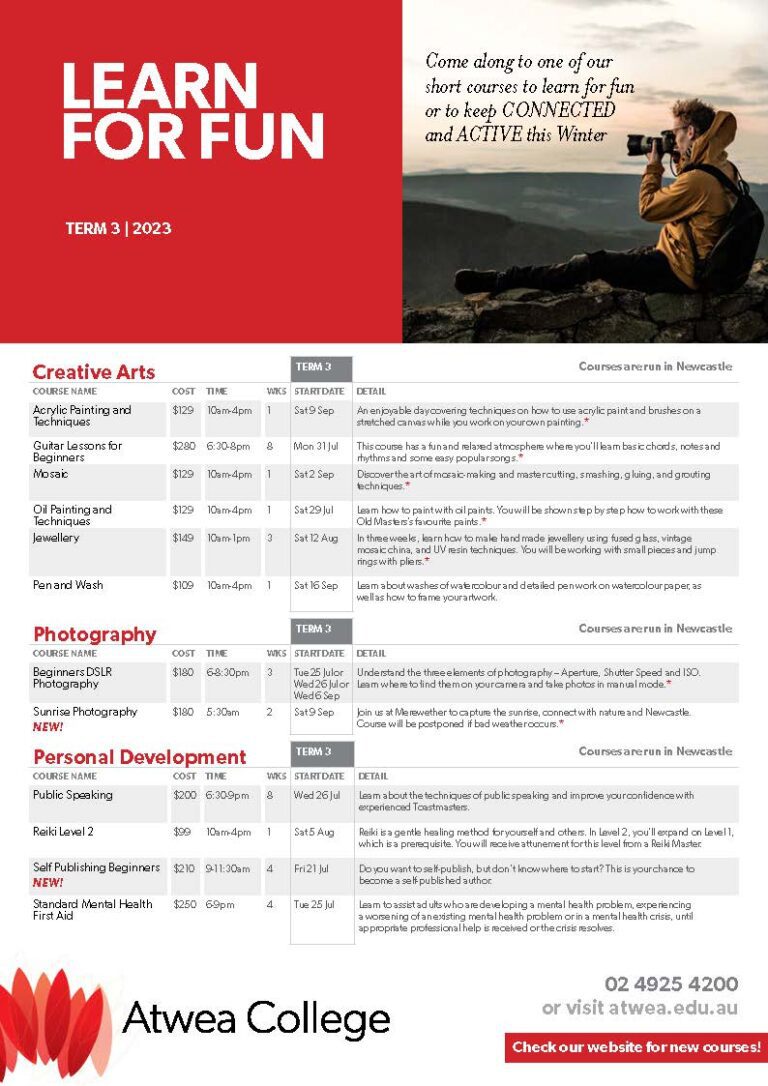 Course Guides - Atwea